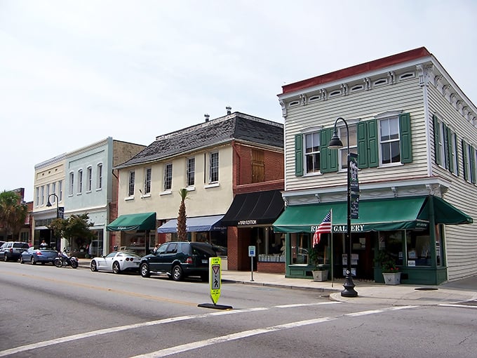 These historic storefronts have witnessed more Southern drama than a Tennessee Williams play marathon.