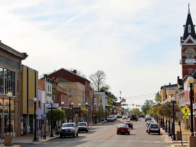 Time stands still in Clarion's downtown, where historic clocks and budding trees remind you retirement doesn't mean rushing anywhere.