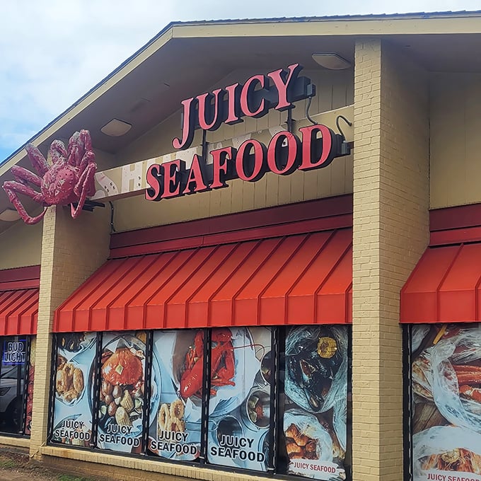That giant crab isn't just for show—it's practically signaling "abandon diets, all ye who enter here."
