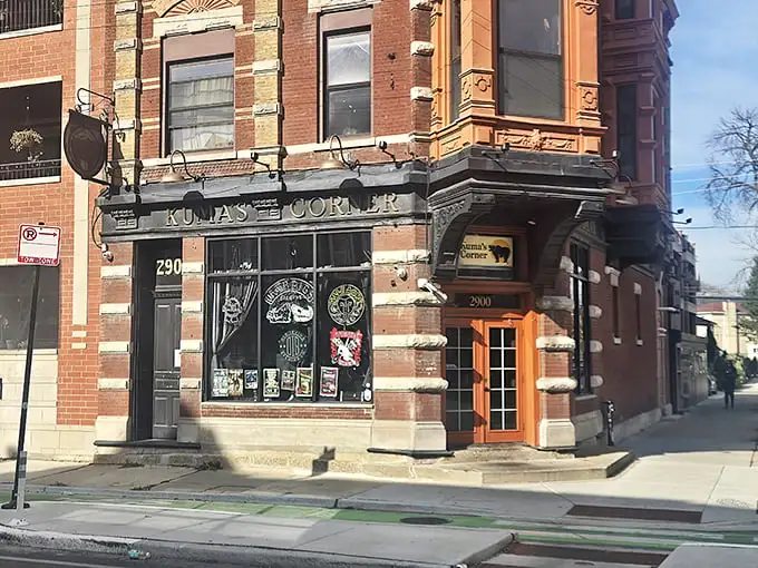 This brick beauty houses burger masterpieces that would make any heavy metal god headbang with approval.
