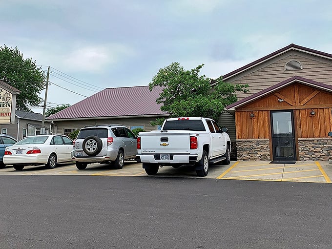 Full parking lot, full stomachs! Mrs. Yoder's Kitchen draws crowds hungry for authentic Amish cooking and second helpings.