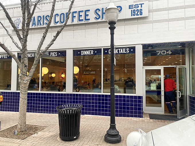 Step through these doors and enter a world where coffee flows freely and pancakes are practically Texas-sized.