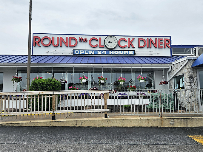 Those hanging flower baskets aren't just pretty – they're a signal you've found a diner that cares about the details, inside and out.
