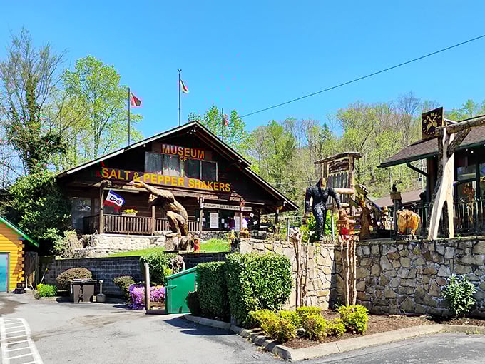 Welcome to shaker paradise, where even the building itself looks seasoned with mountain charm and quirky character.