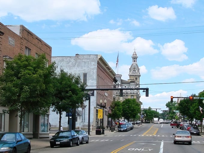 Main Street Wooster looks like it was plucked from a Hallmark movie set – complete with historic architecture and small-town charm.