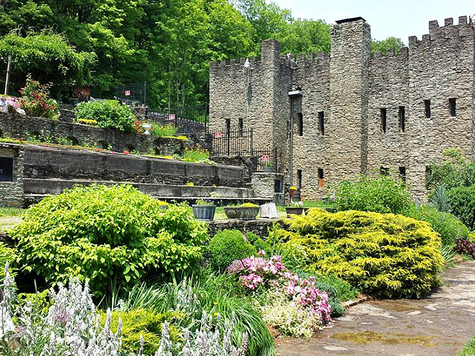 Gardens where knights might have strolled, now blooming with Ohio charm and timeless beauty.