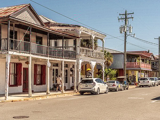 Historic architecture with a splash of coastal charm – Cedar Key's downtown feels like stepping into a time machine where rushing became illegal sometime in the 1950s.