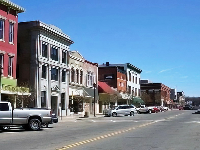 Downtown Coshocton's historic buildings line up like old friends catching up, their brick facades telling stories of generations past.