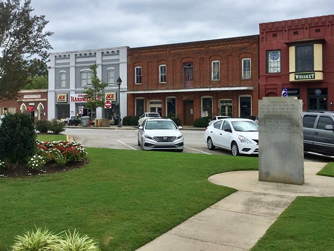 These historic storefronts aren't just preserved—they're alive! Each building tells a story while housing businesses that keep Edgefield's downtown humming with activity.