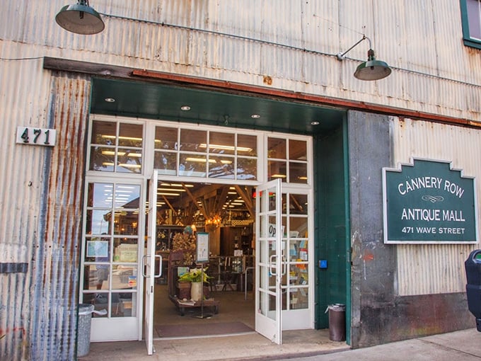 Those green-trimmed doors might as well be a portal to the past. Step through and prepare to lose track of both time and your shopping budget.