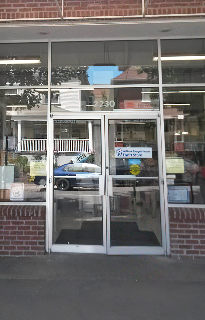 The unassuming entrance belies what lies within—a portal to one of Portland's most beloved secondhand wonderlands.