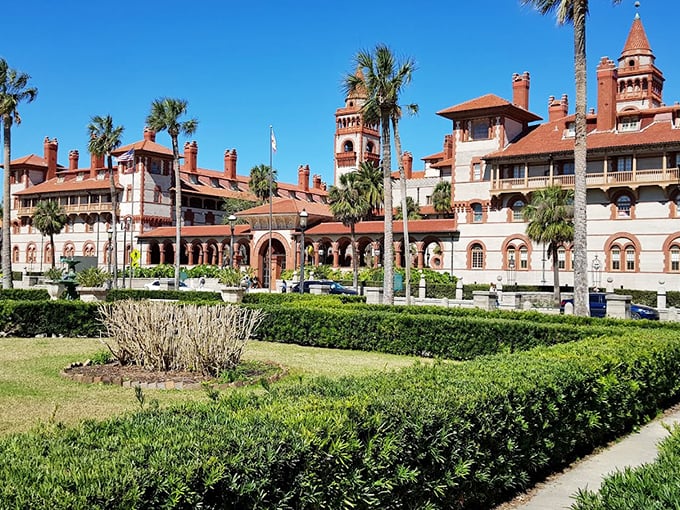 Flagler College isn't just a school, it's a Spanish Renaissance masterpiece where students casually stroll past architecture that would make European tourists weep.