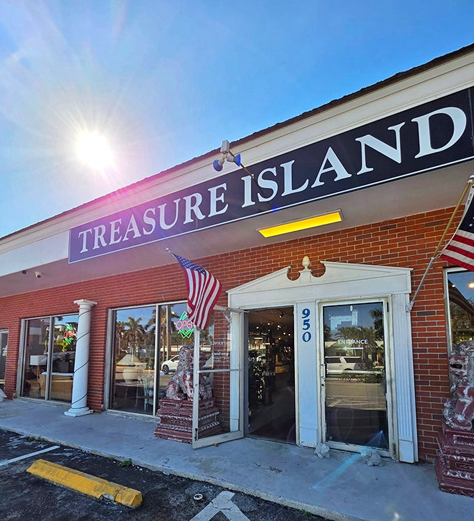 Sunshine and treasure hunting—Florida's perfect pairing. The unassuming brick exterior houses wonders that would make Indiana Jones hang up his hat.