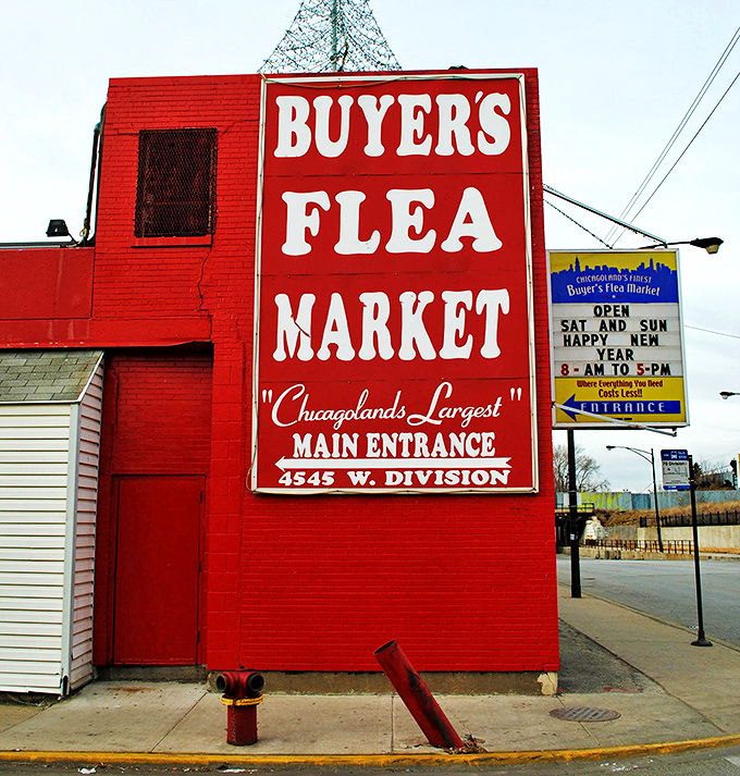 That bold red sign promises adventure – like the entrance to a cave of wonders, except with better lighting and fewer booby traps.