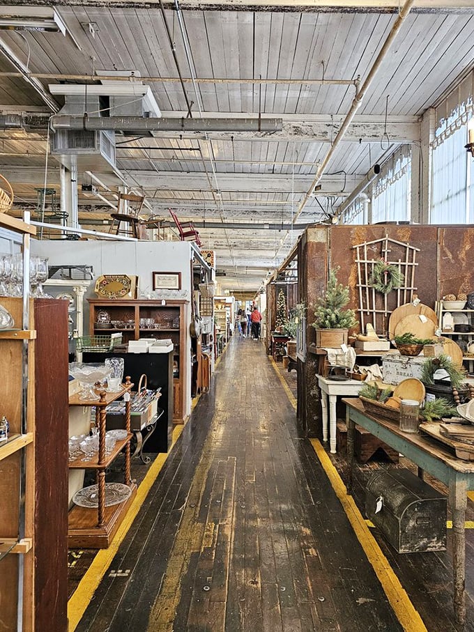 The endless aisles of The Depot stretch before you like a time-traveling expedition. Those worn wooden floors have stories to tell—if only they could talk.