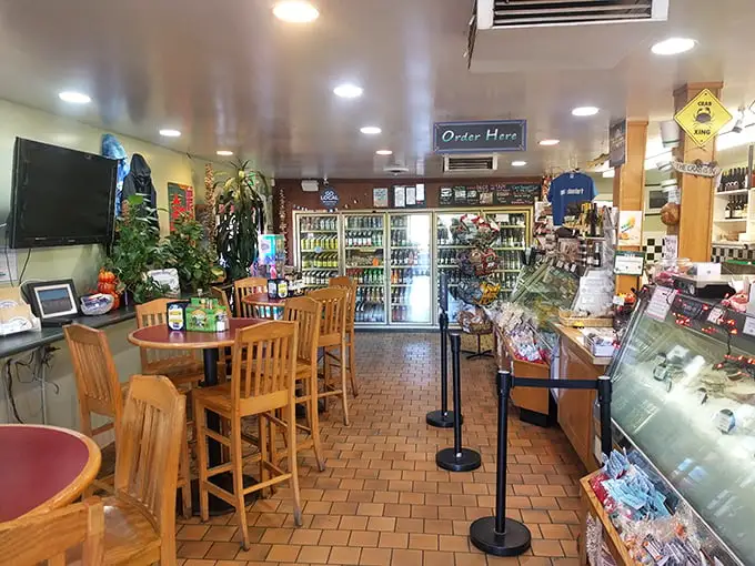No white tablecloths here, just the honest interior of a place that puts its energy where it matters—into what's on your plate, not what's on the walls.