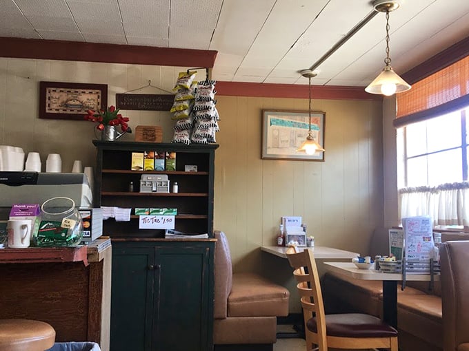 Step inside and feel the decades of conversations that have seasoned these walls alongside the aroma of home cooking.