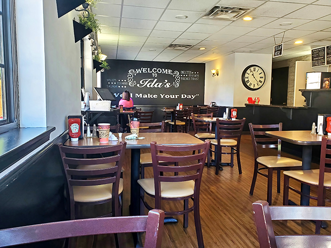 "I'll Make Your Day" isn't just a motto on the wall—it's a promise Ida's delivers with every steaming plate that leaves the kitchen.