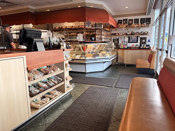 Step inside and the deli counter beckons with its treasure trove of Jewish delicacies, where decisions become deliciously difficult.