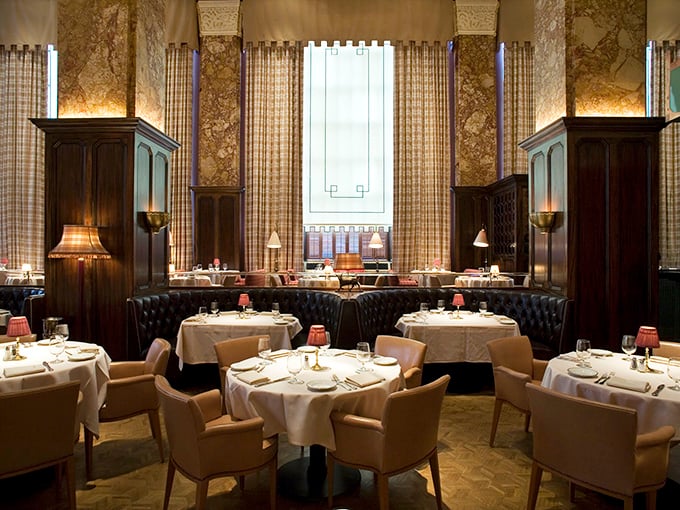 Soaring ceilings and plush seating create an atmosphere that whispers, "Frank Sinatra would approve." Old Hollywood glamour meets Philadelphia sophistication.