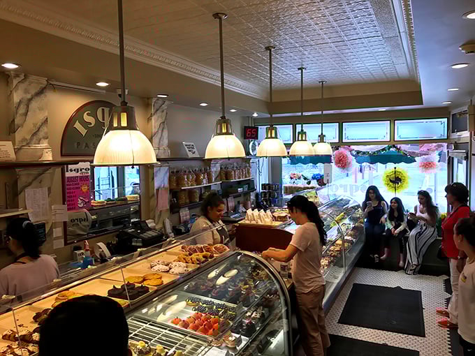 Pastry paradise in full swing - where decisions are impossible, indulgence inevitable, and diet plans go to die gloriously.