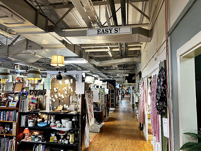 Stroll down "Easy Street" where wooden floors creak with stories and each booth beckons with the siren song of nostalgia.