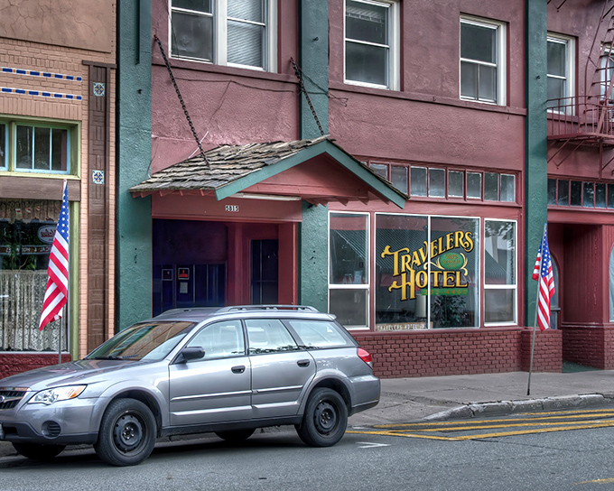 The Travelers Hotel stands as a testament to simpler times when hospitality meant more than keycard malfunctions.