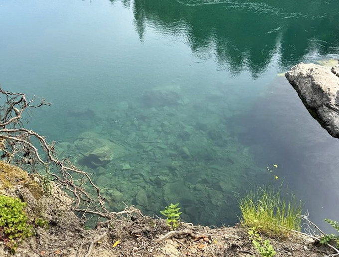 Water so clear you'll wonder if it's actually there. The Chetco River gives new meaning to "crystal clear"—it's practically invisible!