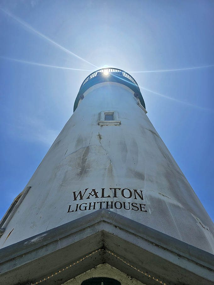 When the sun hits just right, Walton Lighthouse becomes a celestial beacon. Like finding the best parking spot at Trader Joe's—it feels like the universe is winking at you.
