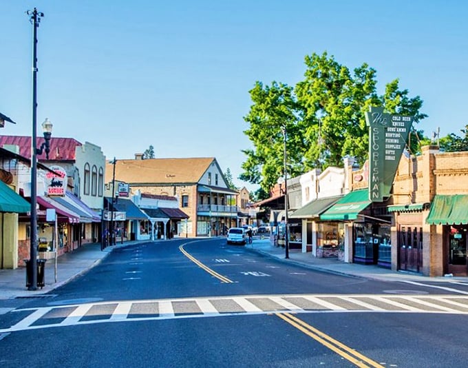 Washington Street stretches before you like a living museum of the Gold Rush era, where modern life and 19th-century charm coexist in perfect harmony.