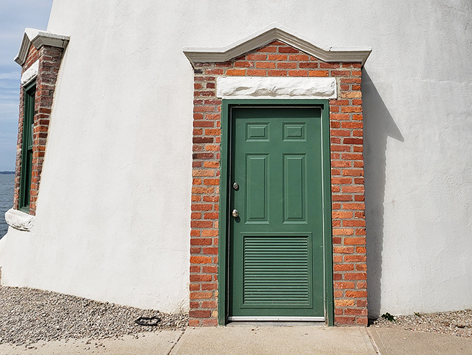 That green door has welcomed countless visitors seeking maritime magic – and yes, those 77 steps are waiting inside.