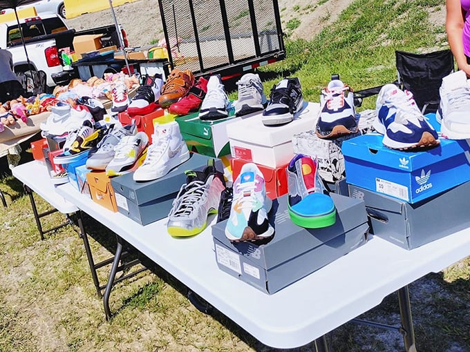 Sneakerheads rejoice! This footwear buffet offers everything from retro classics to yesterday's must-haves, all waiting for their second chance at sidewalk fame.