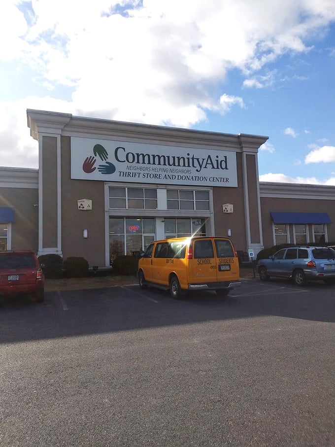 Blue skies and big savings await as shoppers pull into this Harrisburg haven where one person's castoffs become another's discoveries.