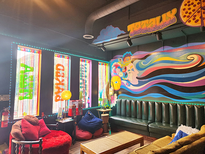 Step inside and discover an interior that's part art gallery, part comfort food paradise, all pure magic.