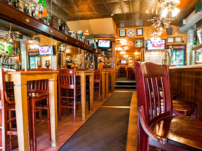 Step inside and time slows down—warm wood, gleaming bar tops, and that unmistakable pub glow that makes every conversation feel a little more meaningful.