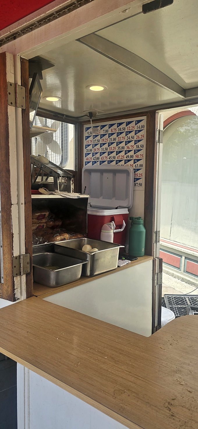 Inside this compact kitchen, magic happens faster than you can say "hold the fancy stuff."