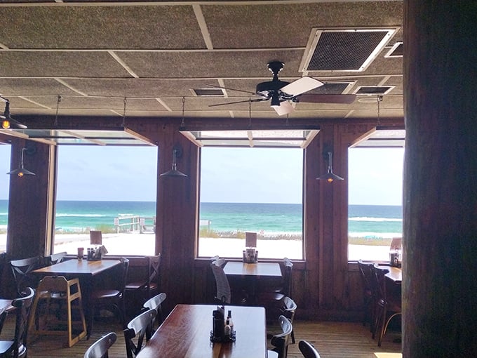 Million-dollar views come standard with every meal. The Gulf of Mexico performs its blue-green magic show while you contemplate a second round of fish tacos.