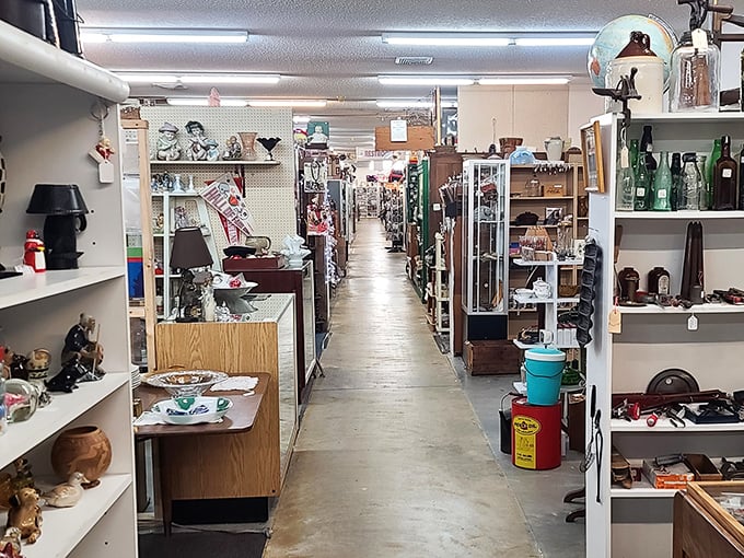 Like a time-traveling department store, each aisle leads to a different decade. Bring comfortable shoes—this journey requires stamina!