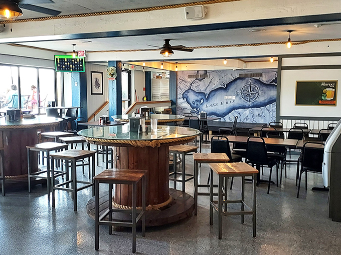 Step inside to discover nautical charm meets modern comfort, complete with Lake Erie views that rival any coastline.