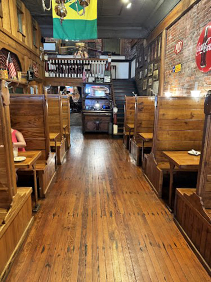 Step inside and those wooden booths whisper stories of countless memorable meals shared over the decades.