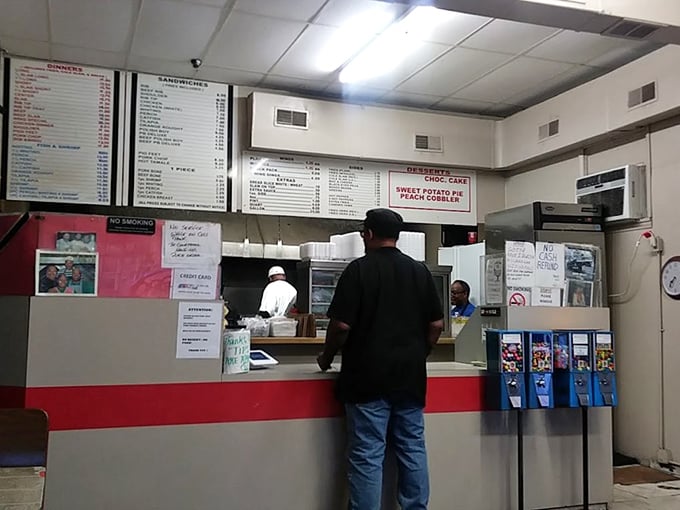 No-frills counter service is the name of the game here. The menu board tells you everything you need to know—and what you need to know is "order the wings."