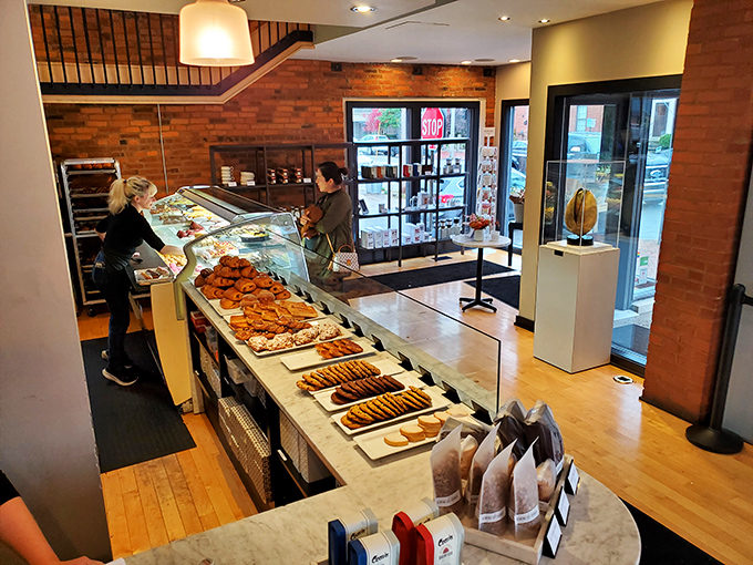 Step inside and suddenly you're in Paris, minus the jet lag and attitude – just pure pastry paradise.