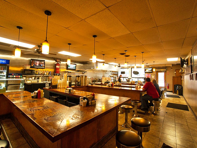 Classic diner vibes where the coffee flows eternal and breakfast dreams come deliciously true.
