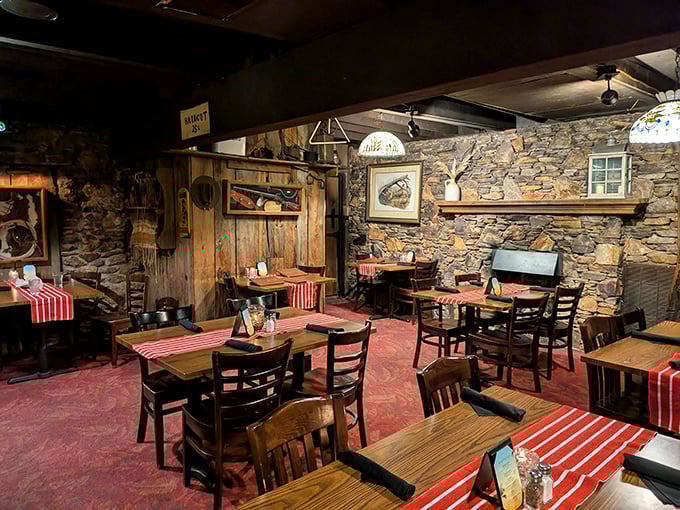 Step inside and time stands still. Stone walls that have witnessed countless celebrations cradle wooden tables where memories are made between bites of perfectly seared beef.