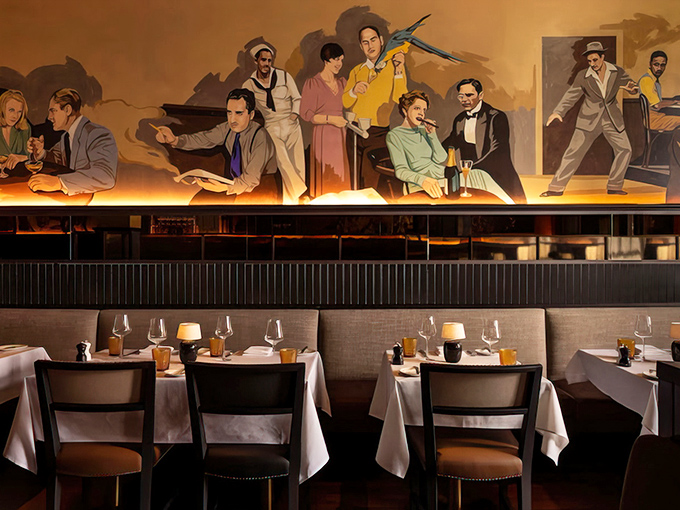 Art deco murals and crisp white tablecloths create the perfect backdrop for meat-centric memories—this isn't dinner, it's dinner theater.