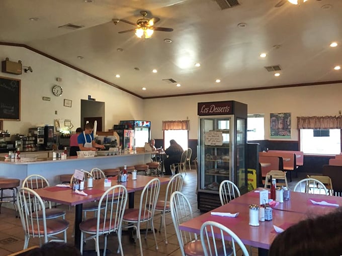 Classic diner comfort meets small-town charm in this welcoming space where French toast dreams come true.