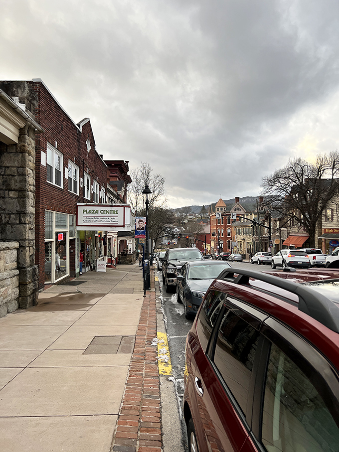 Strolling down Bellefonte's main street feels like time travel without the jetlag—brick buildings and charming storefronts create an authentic small-town atmosphere.