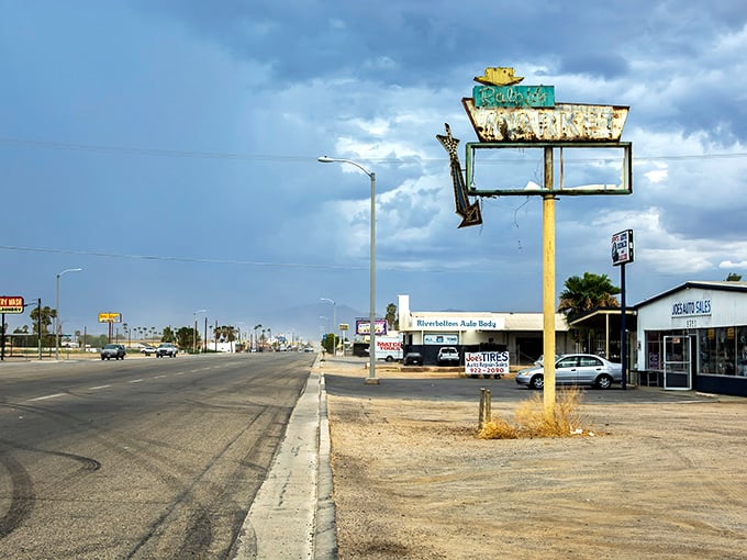 Main Street where parking meters don't exist and neighbors still wave like it's 1955.