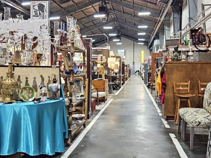 Endless aisles of possibility stretch before you, each booth a carefully curated chapter in America's design story.
