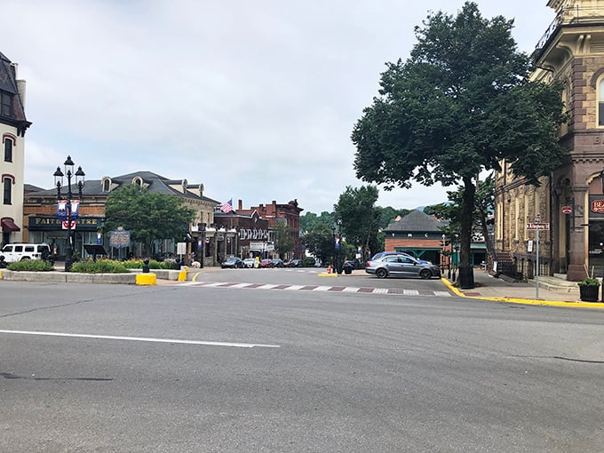 Downtown Bellefonte's historic streetscape feels like stepping into a time machine with better plumbing. Norman Rockwell would approve.